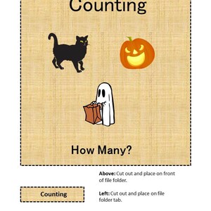 Halloween Fun File Folder Games-pk, K, Special Education, Autism - Etsy