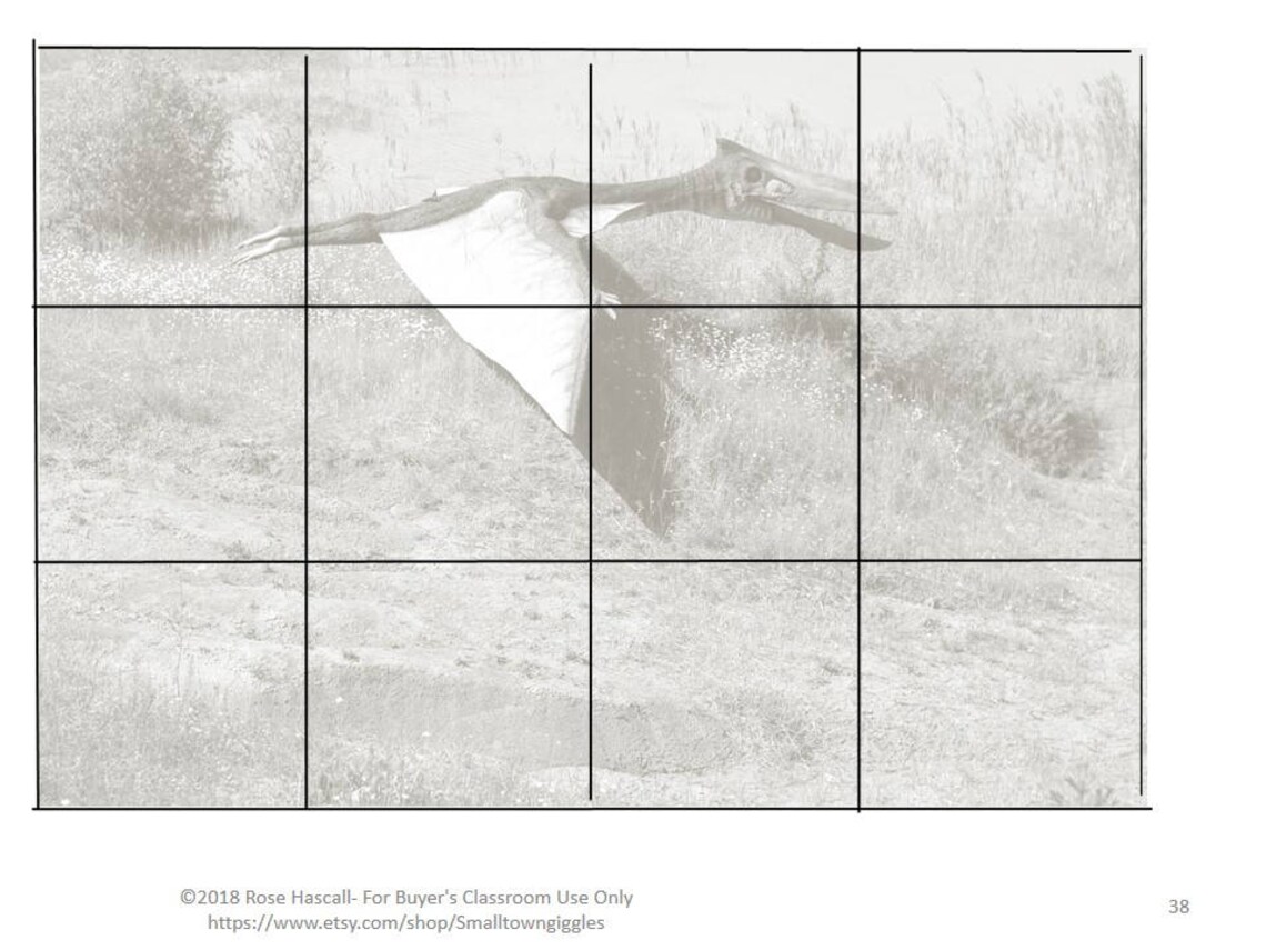 Dinosaur Realistic Photos Cut and Paste Puzzles T-rex Pre-k. - Etsy