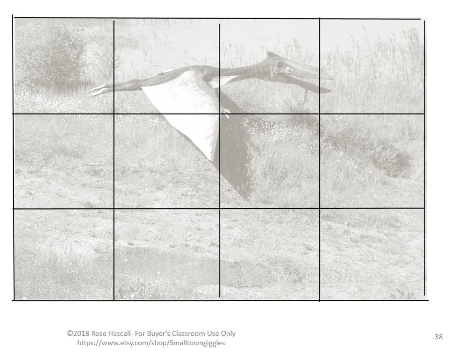 Dinosaur Realistic Photos Cut and Paste Puzzles T-rex, Pre-k. Preschool ...