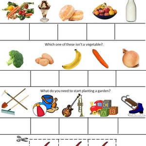 Growing Vegetable Soup Cut and Paste Activities Digital Download ...