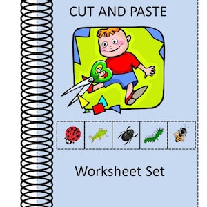 Teaching Materials, Instant Printable, Back to School,20 Cut and Paste ...
