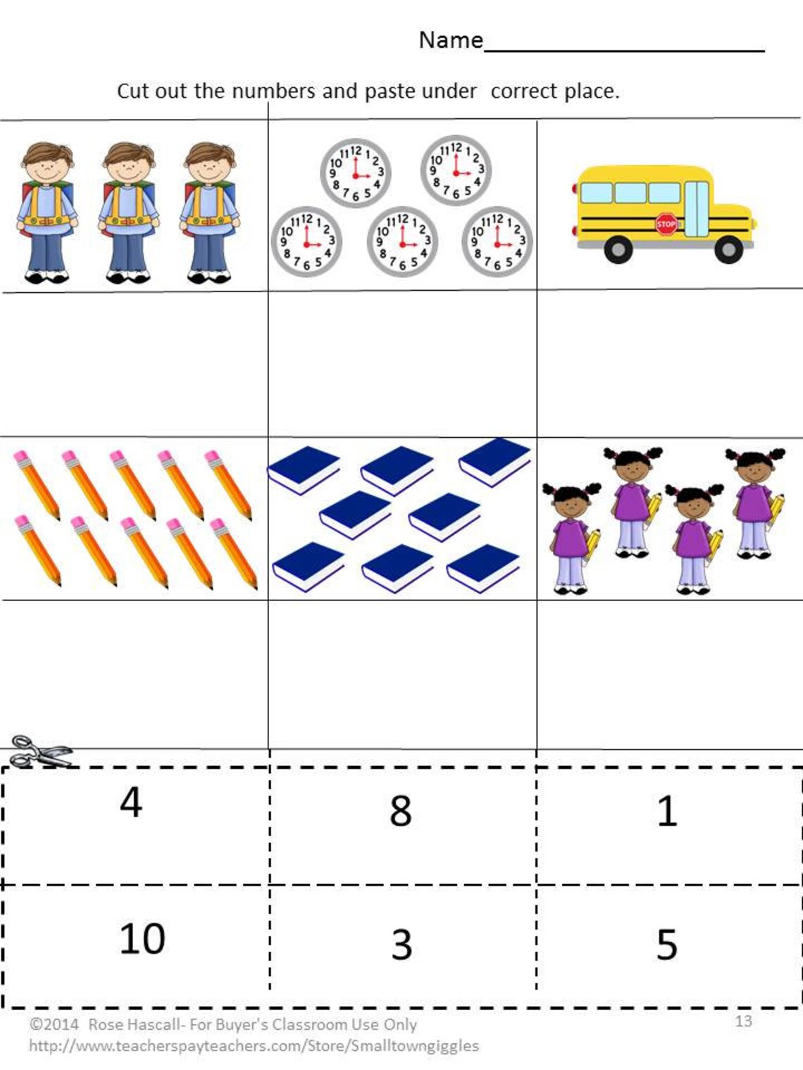 Back to School Alphabet Cut and Paste Special Education Fine - Etsy