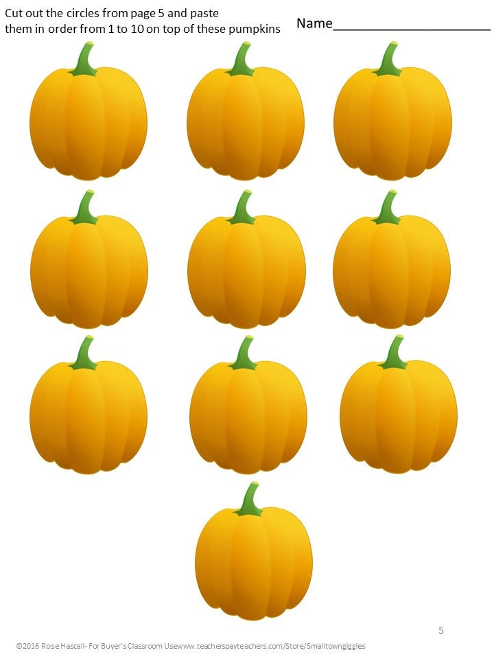 Fall Activities Sorting Printable Special Education Math Fine Motor ...