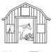 Farm Color by Number Coloring Pages, Fine Motor Skills, Math, Color ...