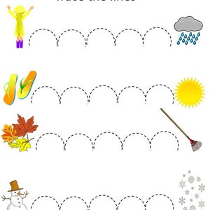 Tracing Worksheets, Special Education Worksheets, Autism, Preschool ...