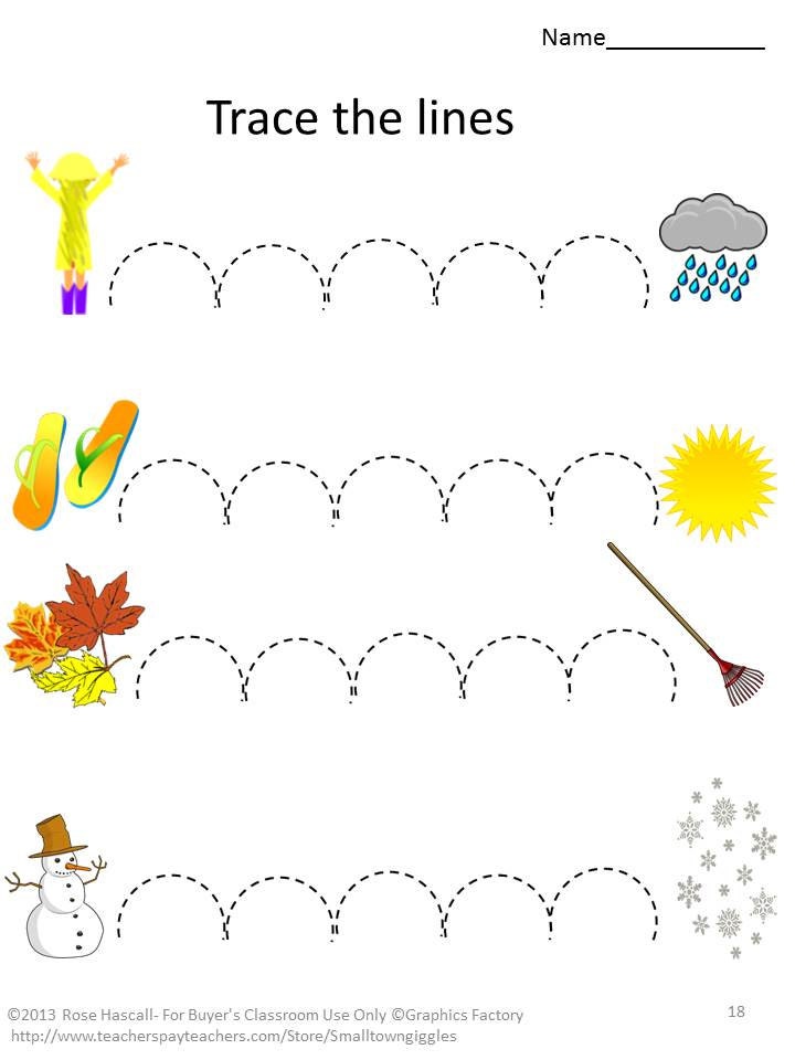 Tracing Worksheets, Special Education Worksheets, Autism, Preschool ...