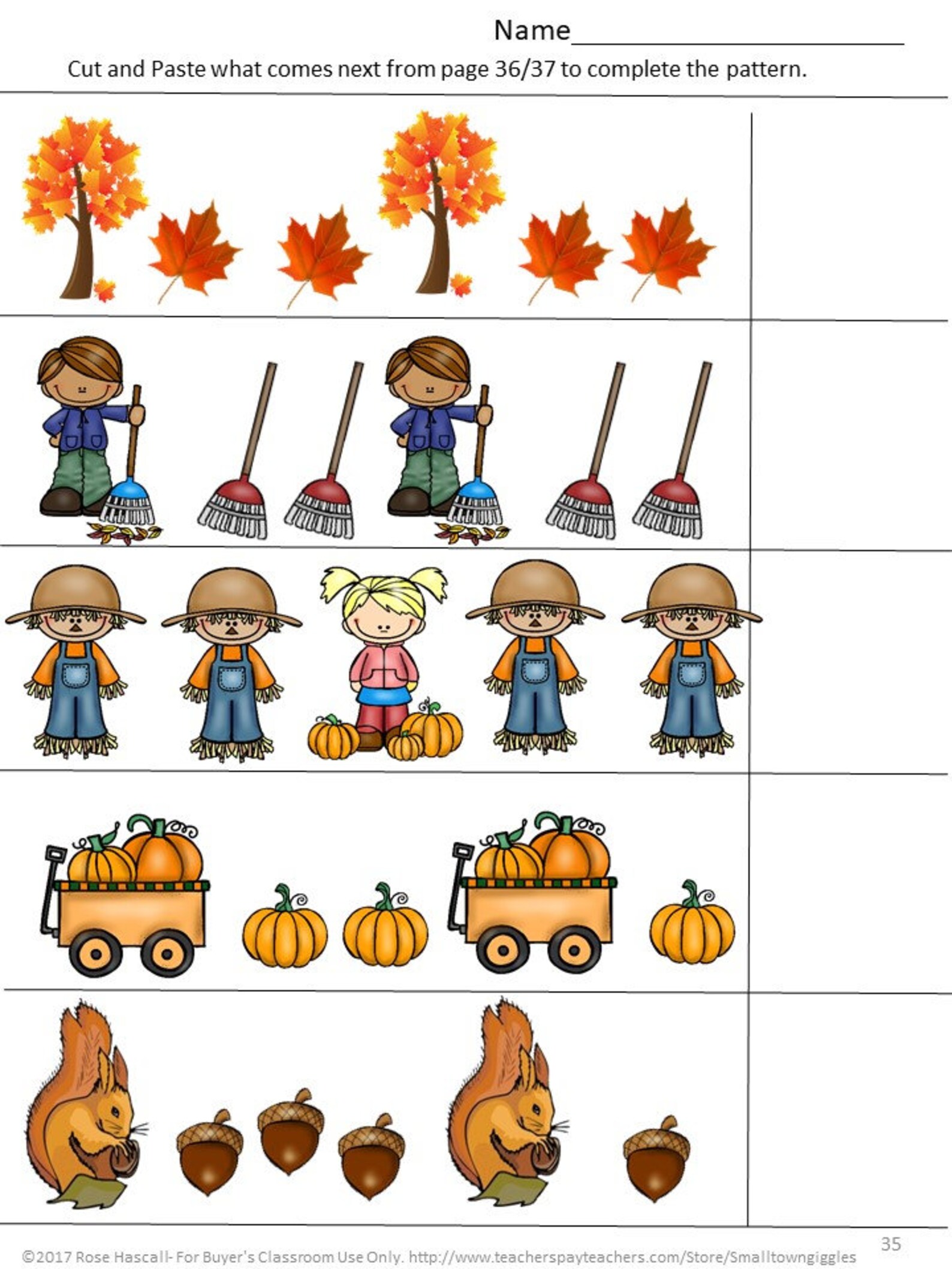 Bundle: August/september Back to School Cut and Paste Unit Fine Motor ...