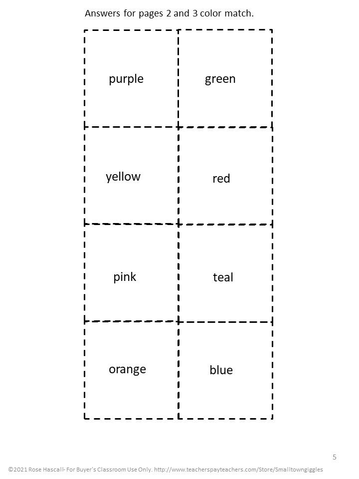 Pets Cut and Paste Digital Download Pre-k, K, Special Education, Autism ...