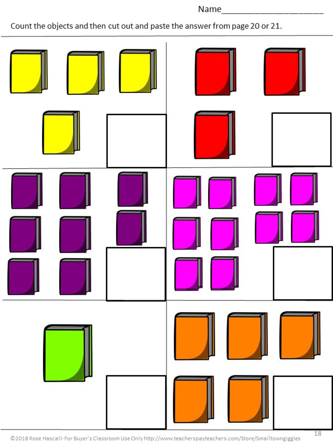 Curious George Visits the Library Book Study Cut and Paste Activities ...