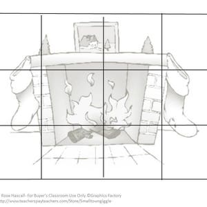 Christmas Cut and Paste Puzzles Fine Motor Skills Preschool ...