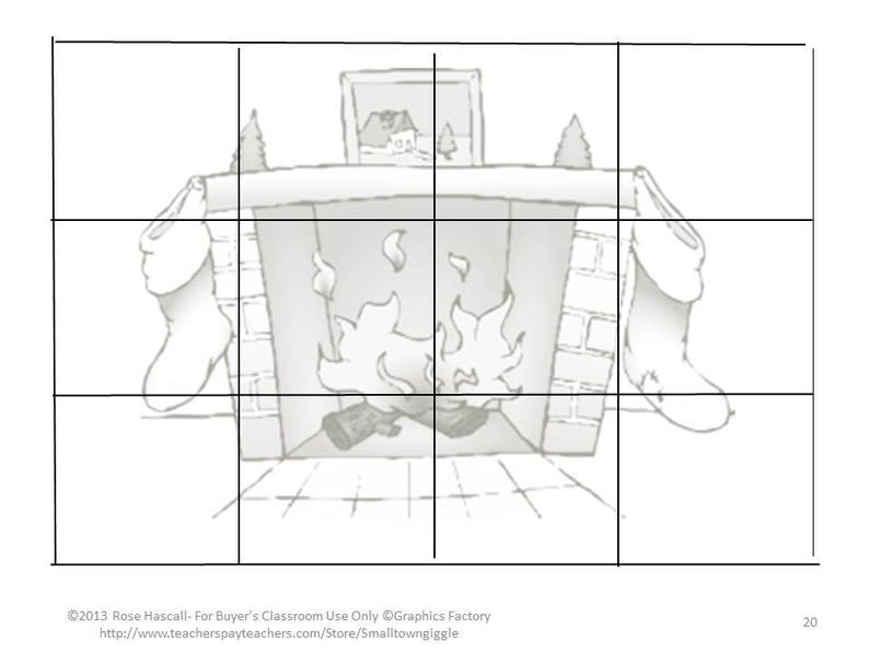 Christmas Cut and Paste Puzzles Fine Motor Skills Preschool ...