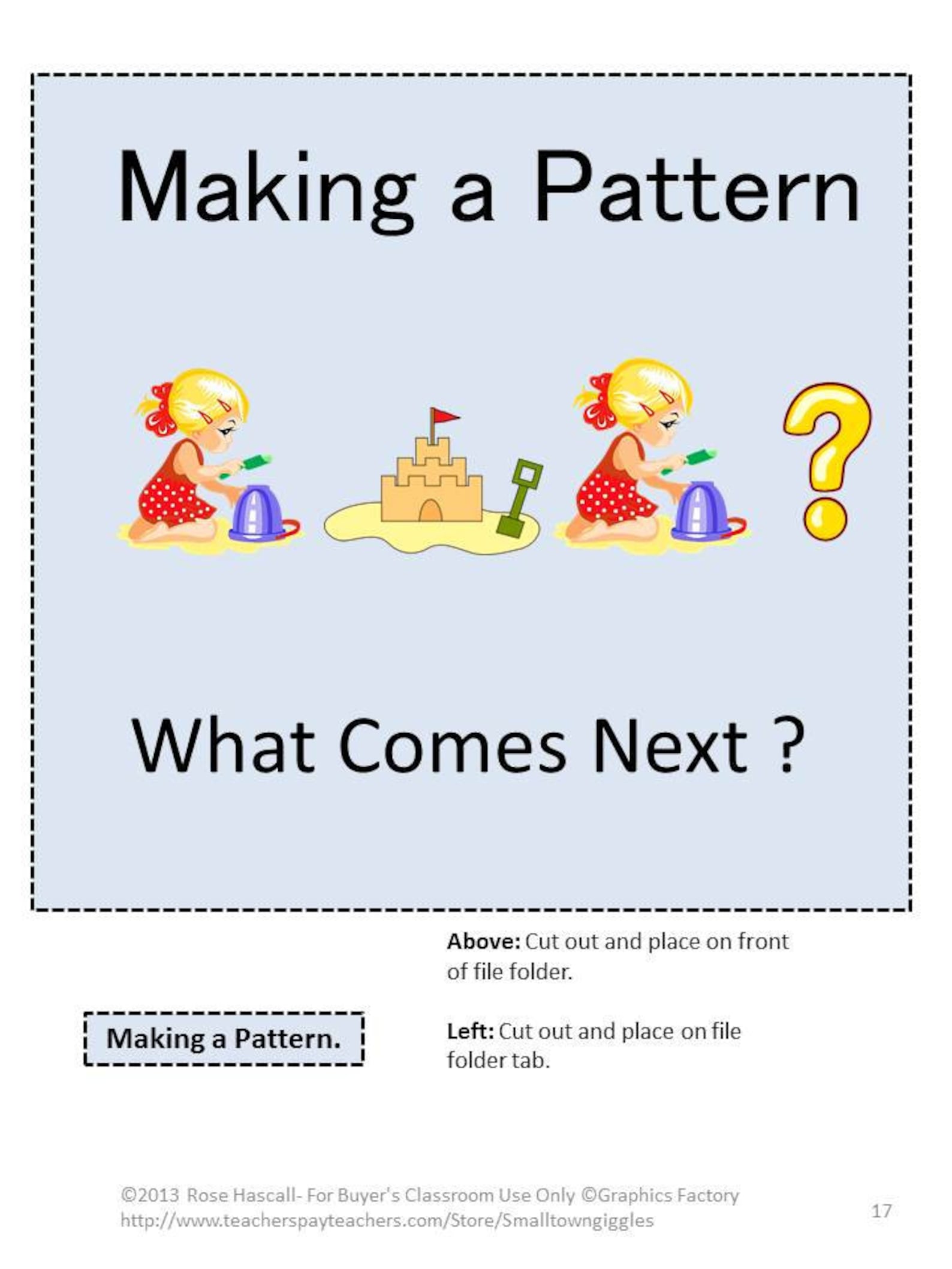 Summer File Folder Games Preschool, Kindergarten, Special Education ...