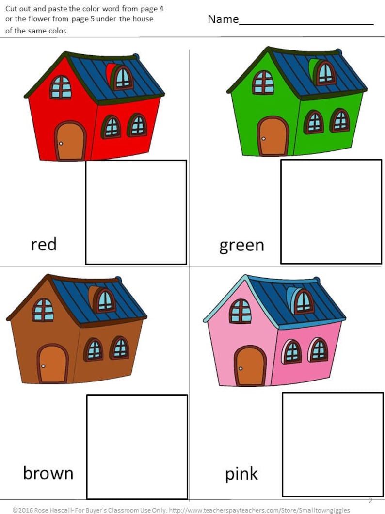 Little Red Riding Hood Kindergarten Math Literacy Cut and Paste ...