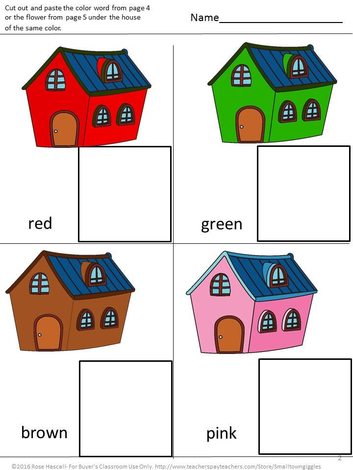 Little Red Riding Hood Kindergarten Math Literacy Cut and Paste ...