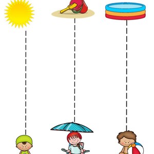 Weather Tracing Activities Long Distance Learning Fine Motor Skills PK ...