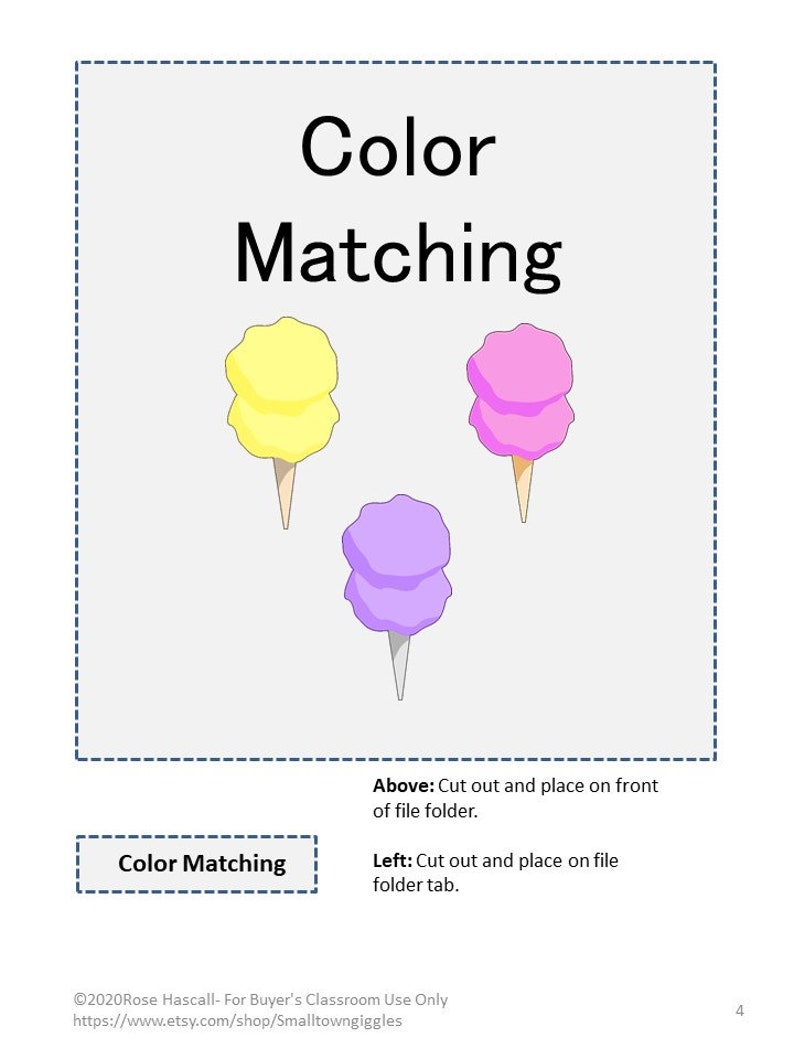 Circus Math Literacy File Folder Games Learning Centers Kindergarten ...