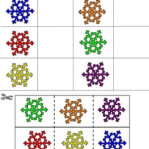 Color Matching, Cut and Paste Activities, Special Education Autism ...