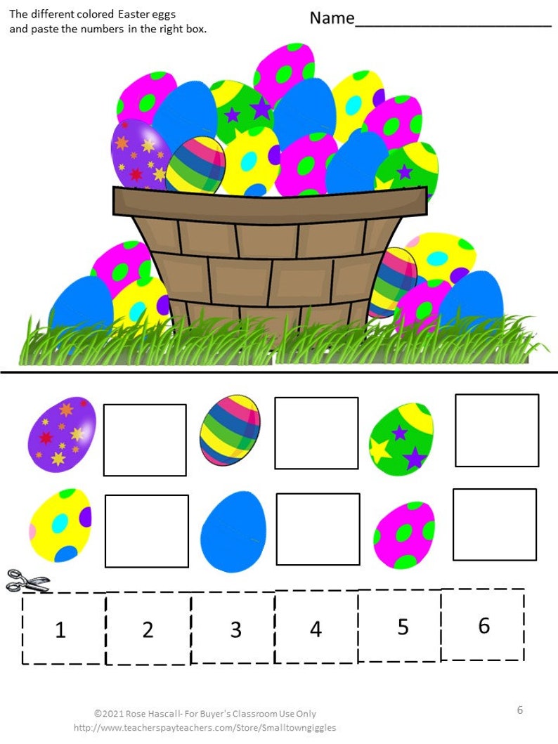 Collection of Fun Counting Worksheets. - Etsy
