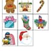 Christmas Cut and Paste Coloring Pages Fine Motor Skills, Preschool ...