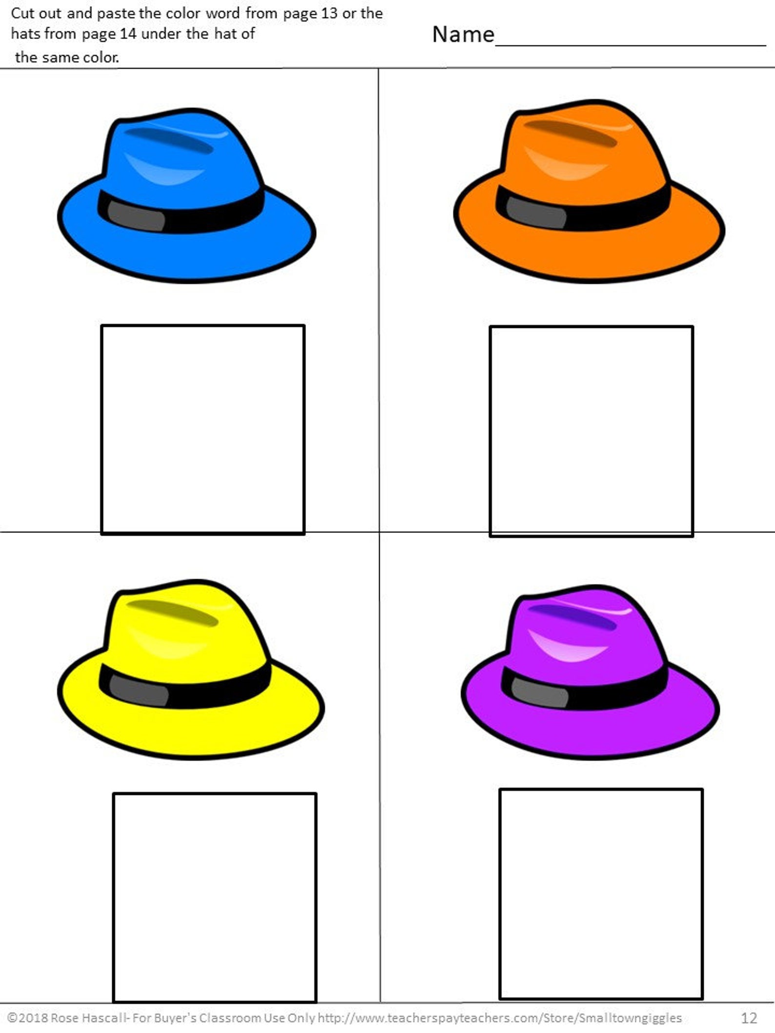 Curious George Visits the Library Book Study Cut and Paste Activities ...