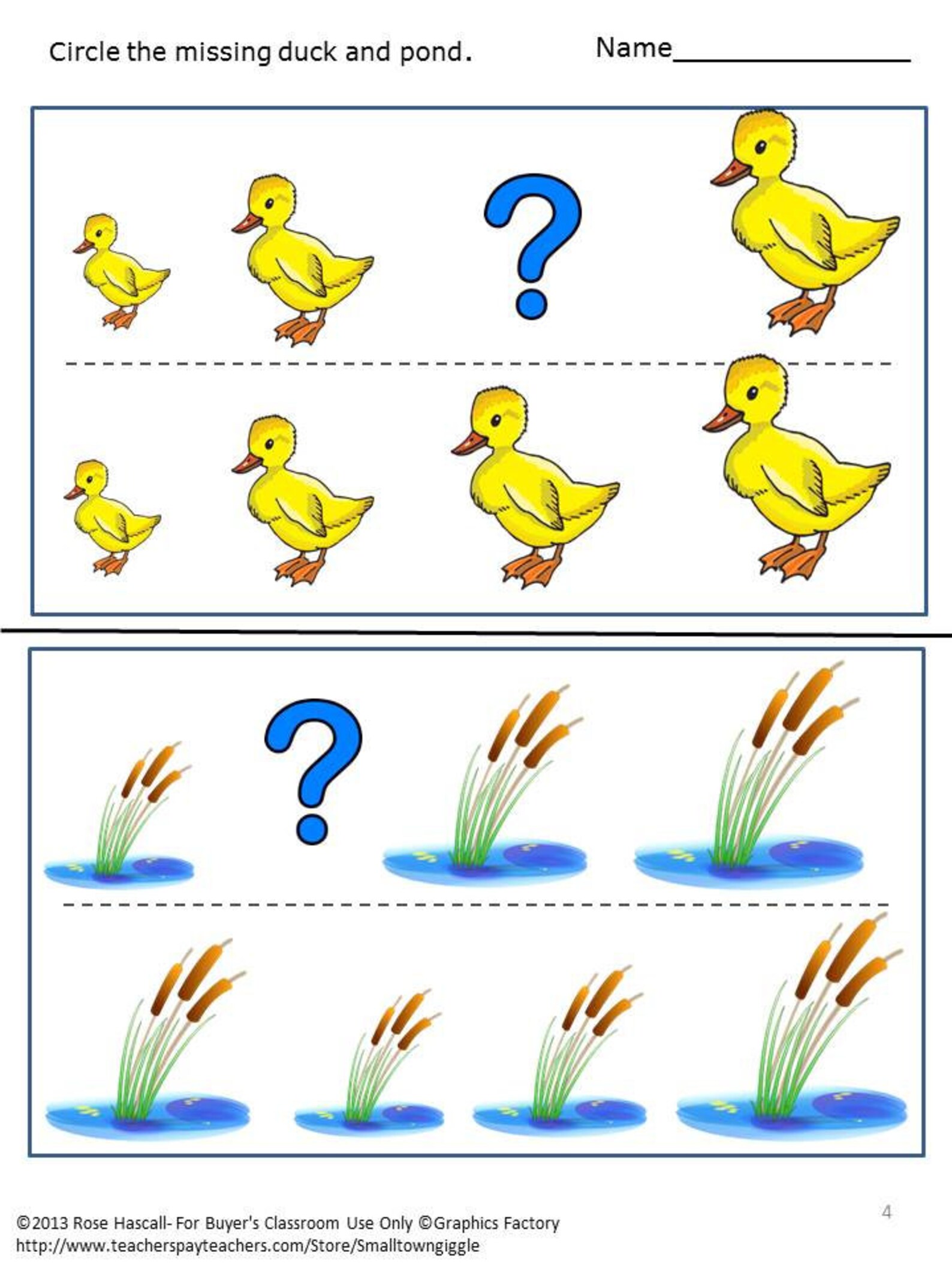 Brown Bear, Sorting by Size Brown Bear, Preschool Kindergarten Special ...