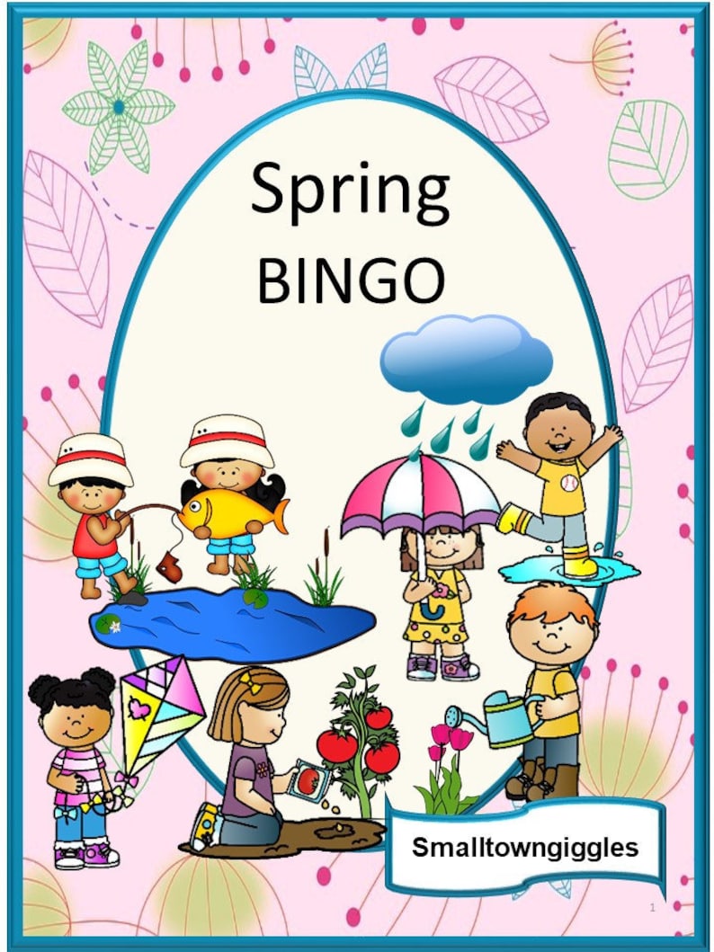 SPRING BINGO Early Childhood Kindergarten Special Education Autism ...