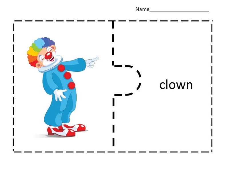 Distance Learning, Alphabet Printable Puzzles, Homeschool Preschool ...