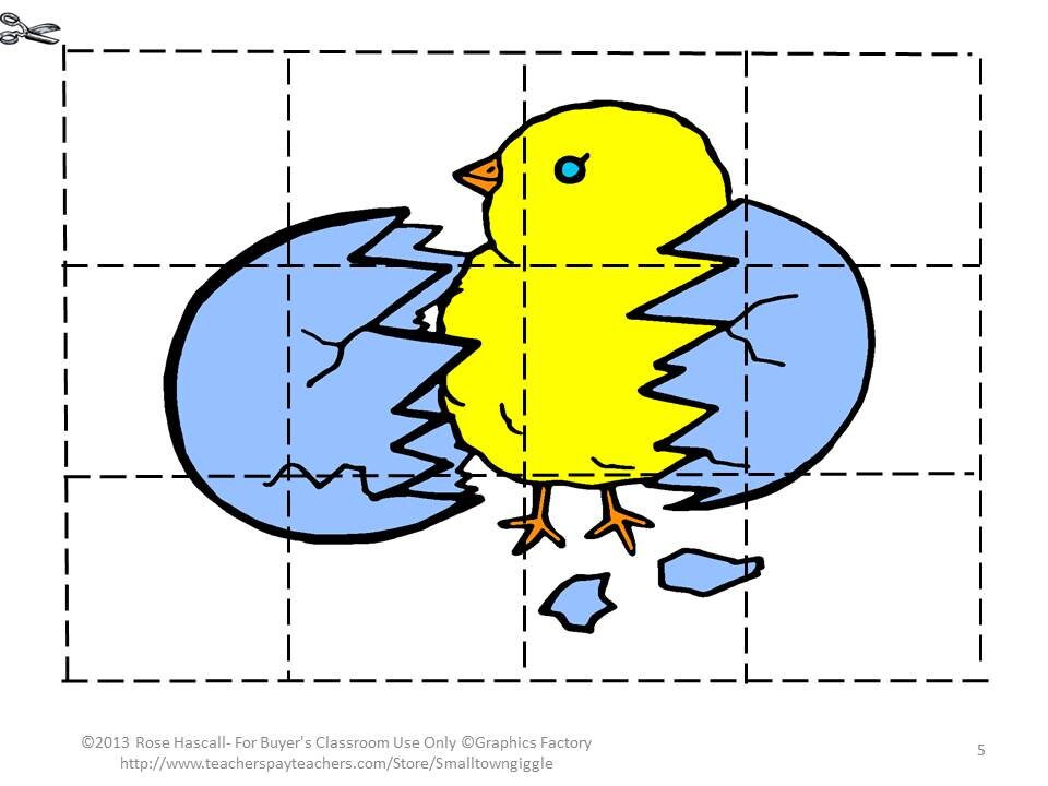 Easter Cut and Paste Printable Puzzles for Centers Early Finishers ...