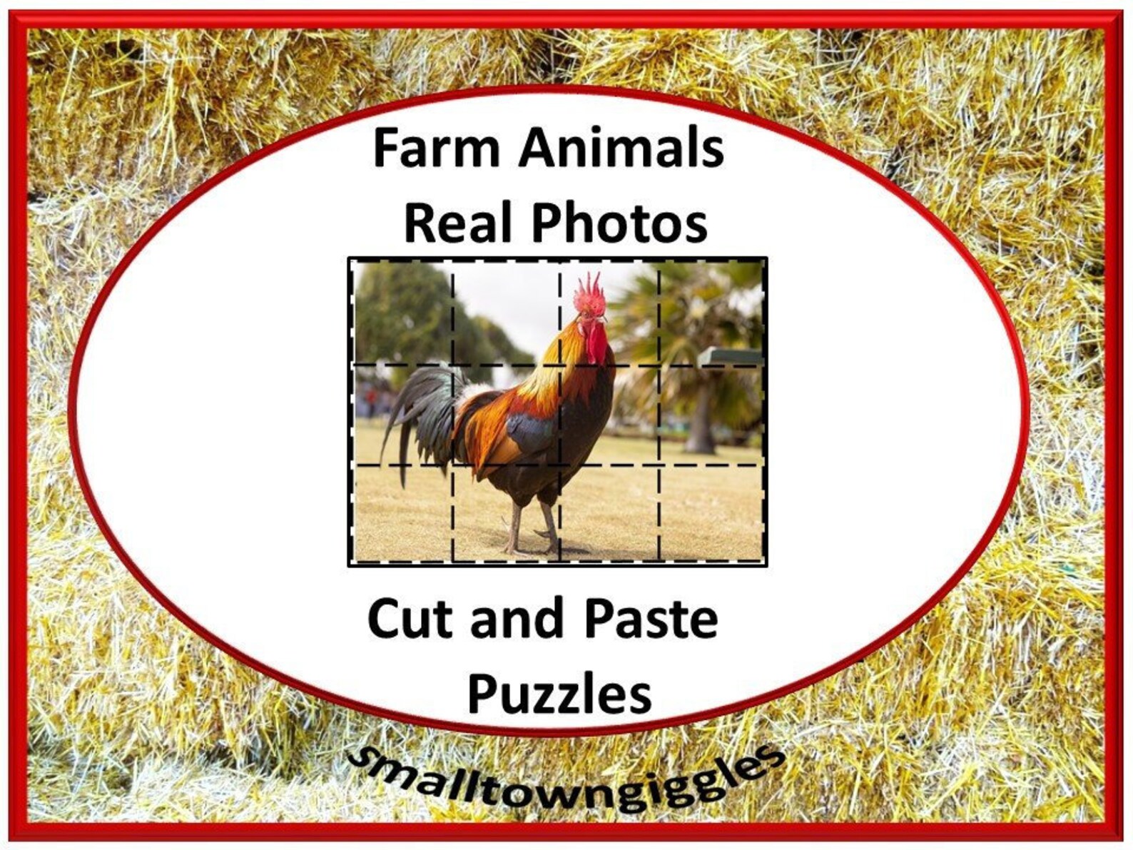 Teaching Materials, Farm Animals, Cut and Paste, Printable Puzzles ...
