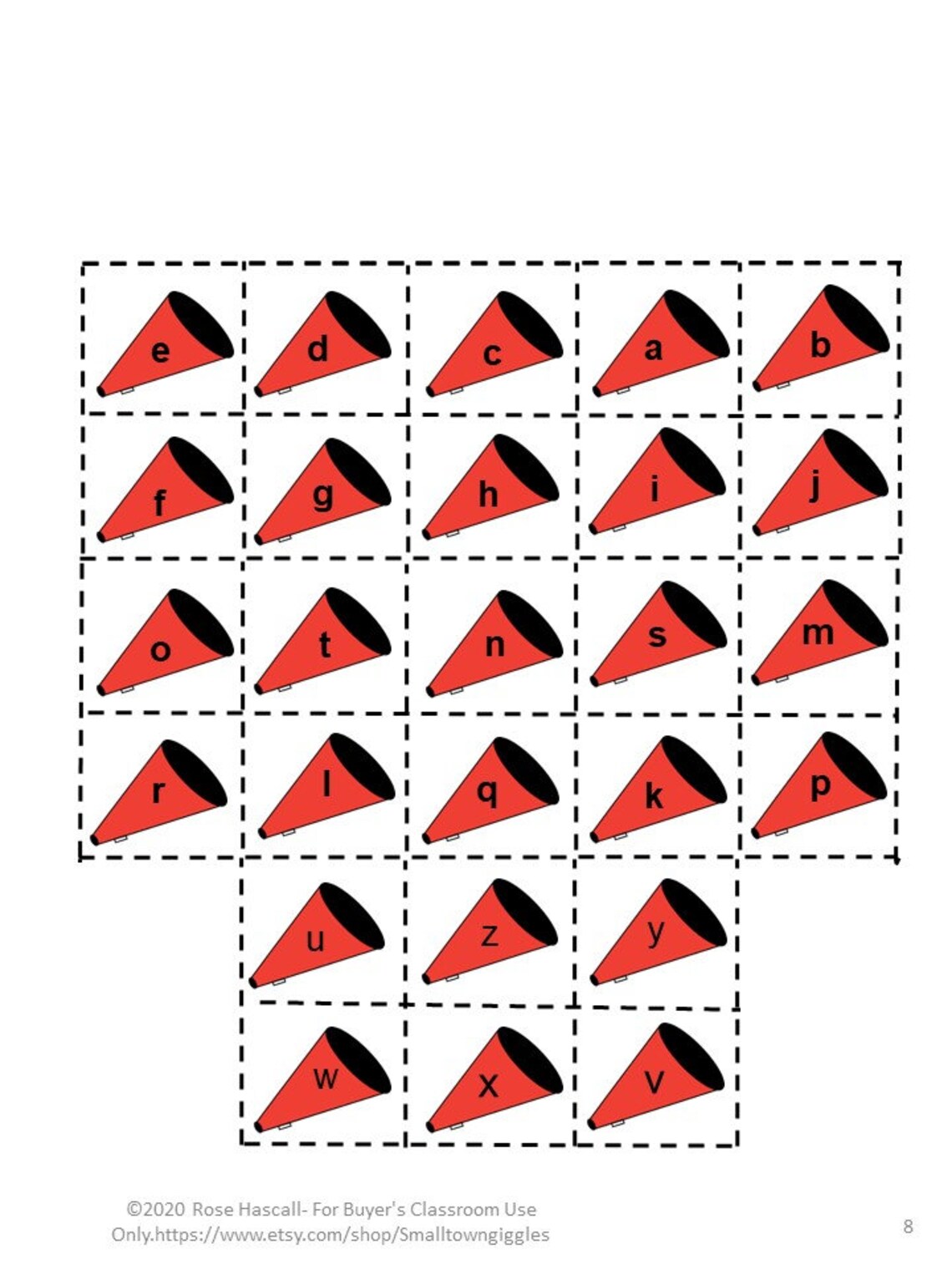 Circus Math Literacy Cut and Paste Activities Fine Motor Digital ...