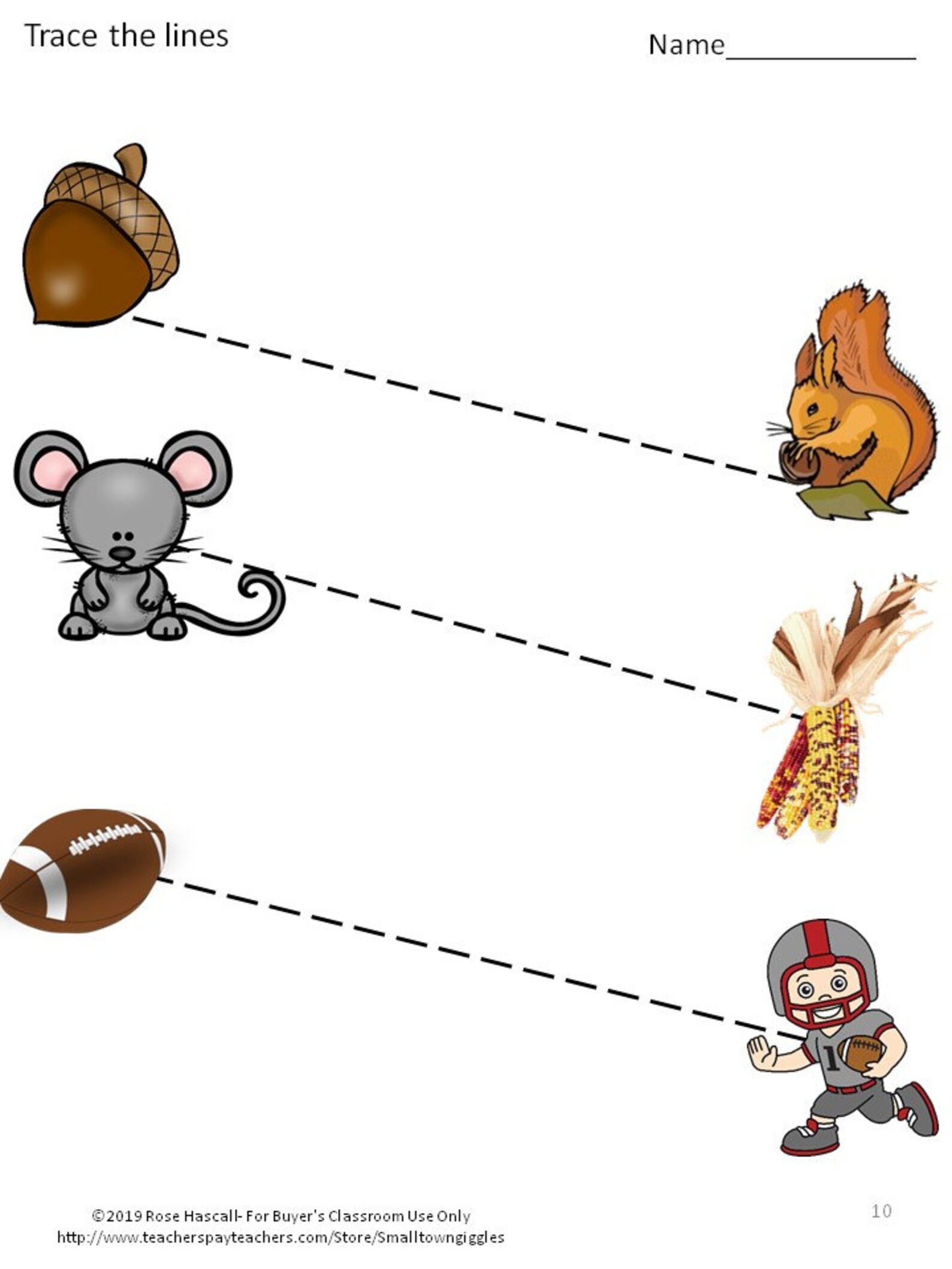 Fall Fine Motor Skill Activities, Tracing Worksheets, Special Education ...