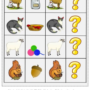 Farm File Folder Games, Farm Animals, Color/ Number Recognition ...