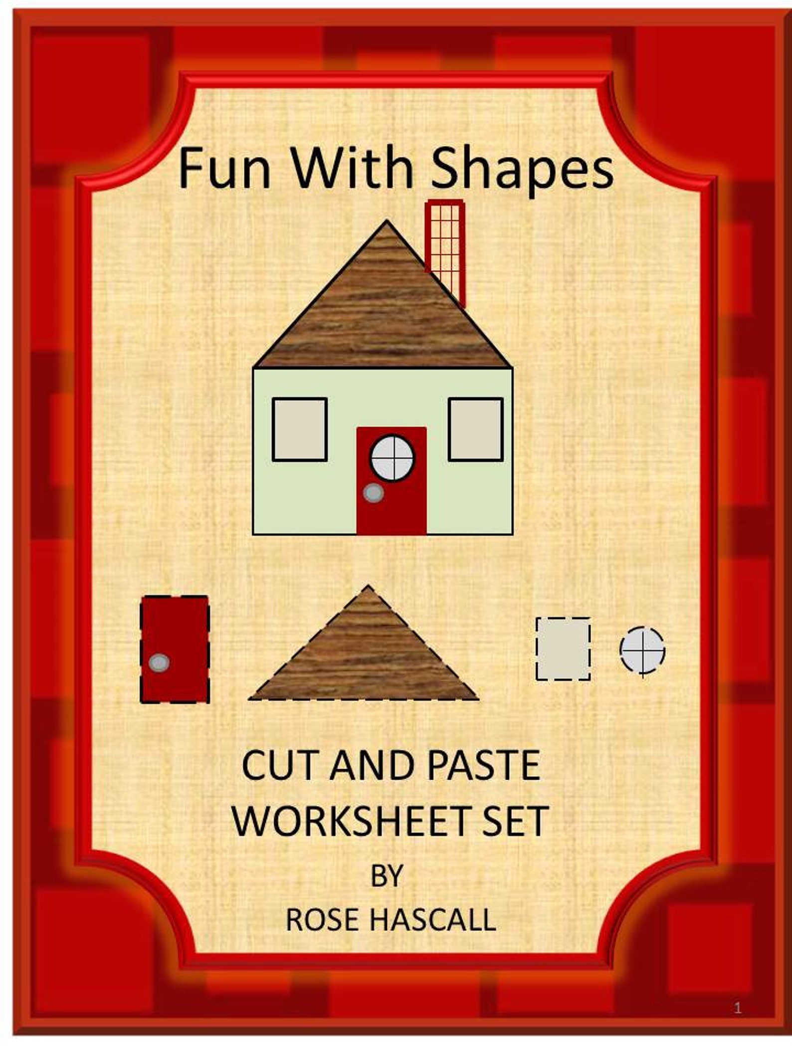 Shapes Geometry Cut and Paste Fine Motor Activities Special Education ...