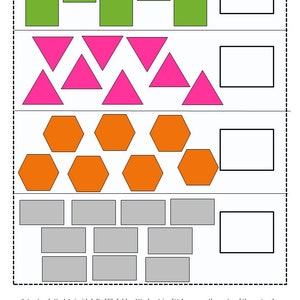 Shape Activities for Early Learners, File Folder Games, Math Literacy ...