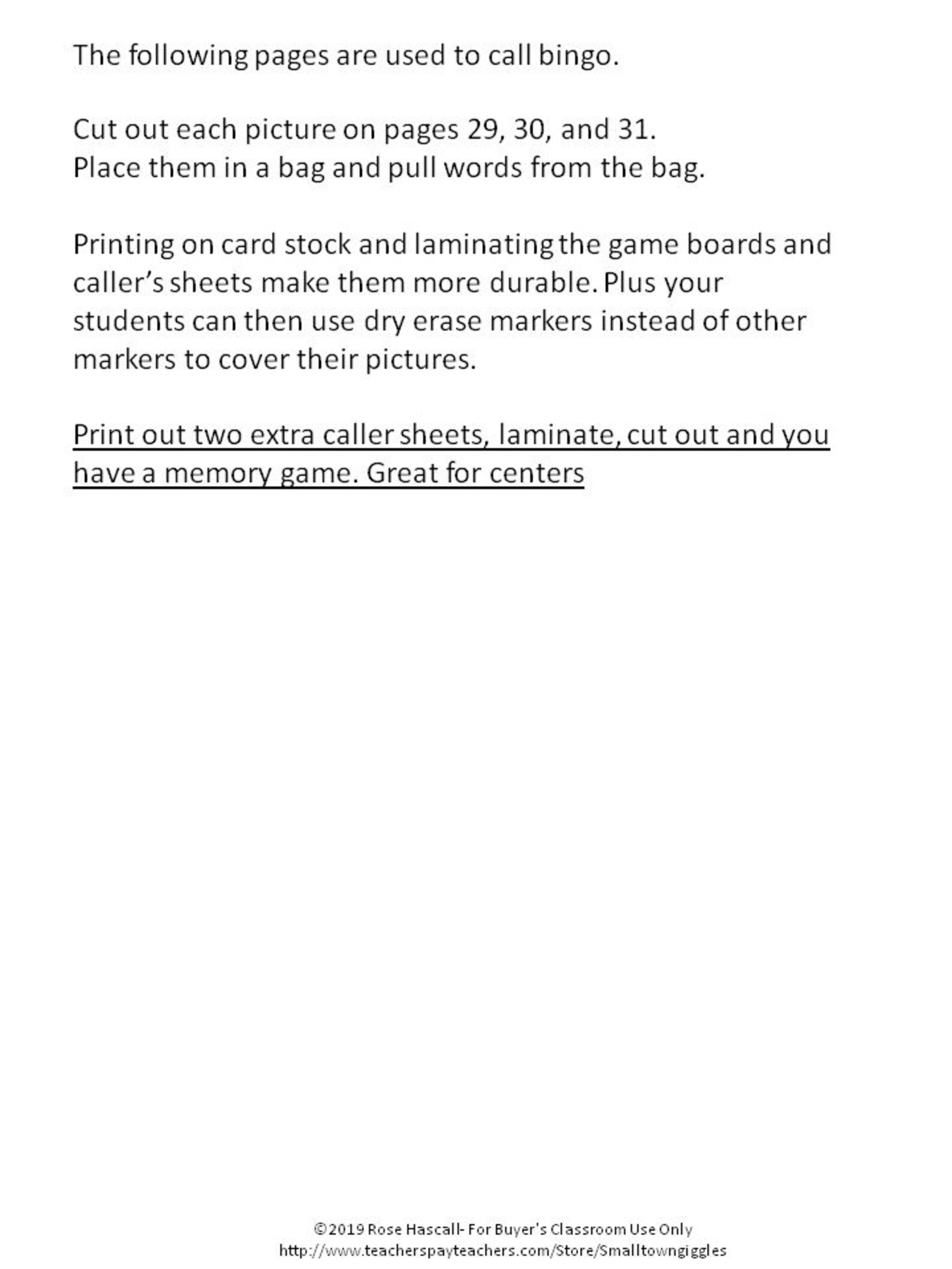 Family Bingo Special Education Activity, Printable BINGO Games P-K, K ...