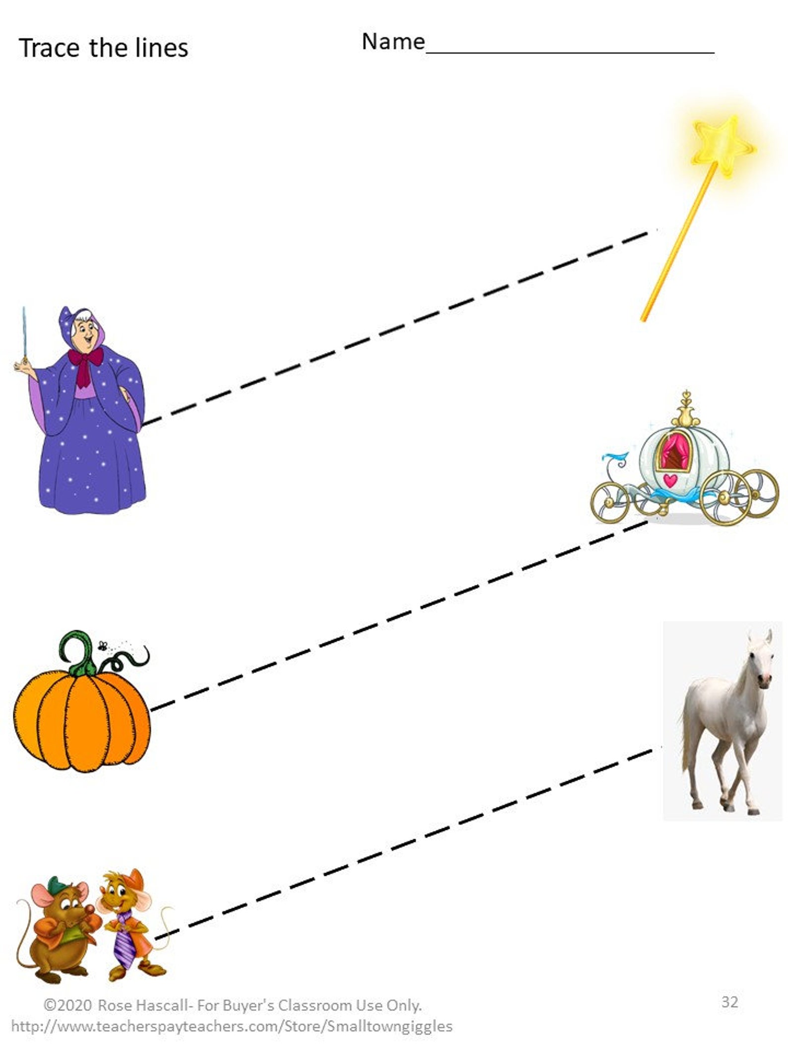 Distance Learning Cinderella Themed Worksheets, Pre-k, K, Special ...