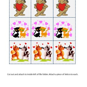 Preschool File Folder, Valentine Activities,special Education ...