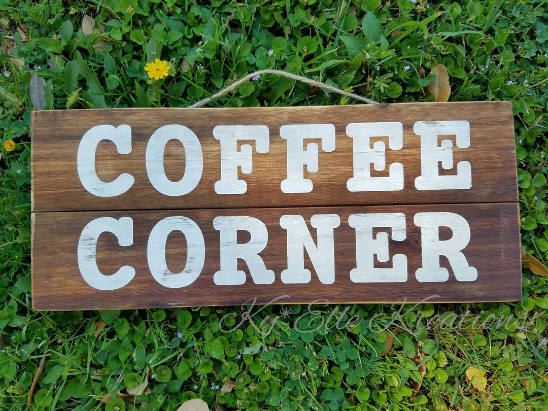 Coffee Sign, Kitchen Decor, Wood Sign, Coffee Decor - Etsy
