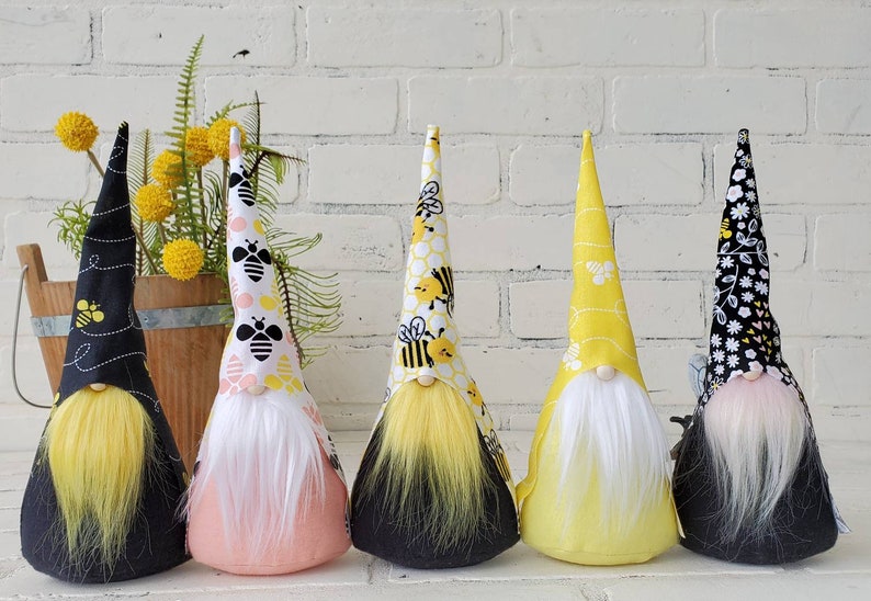 Bee Gnome Honeycomb Tomte Honey Bee Bee Decor - Etsy