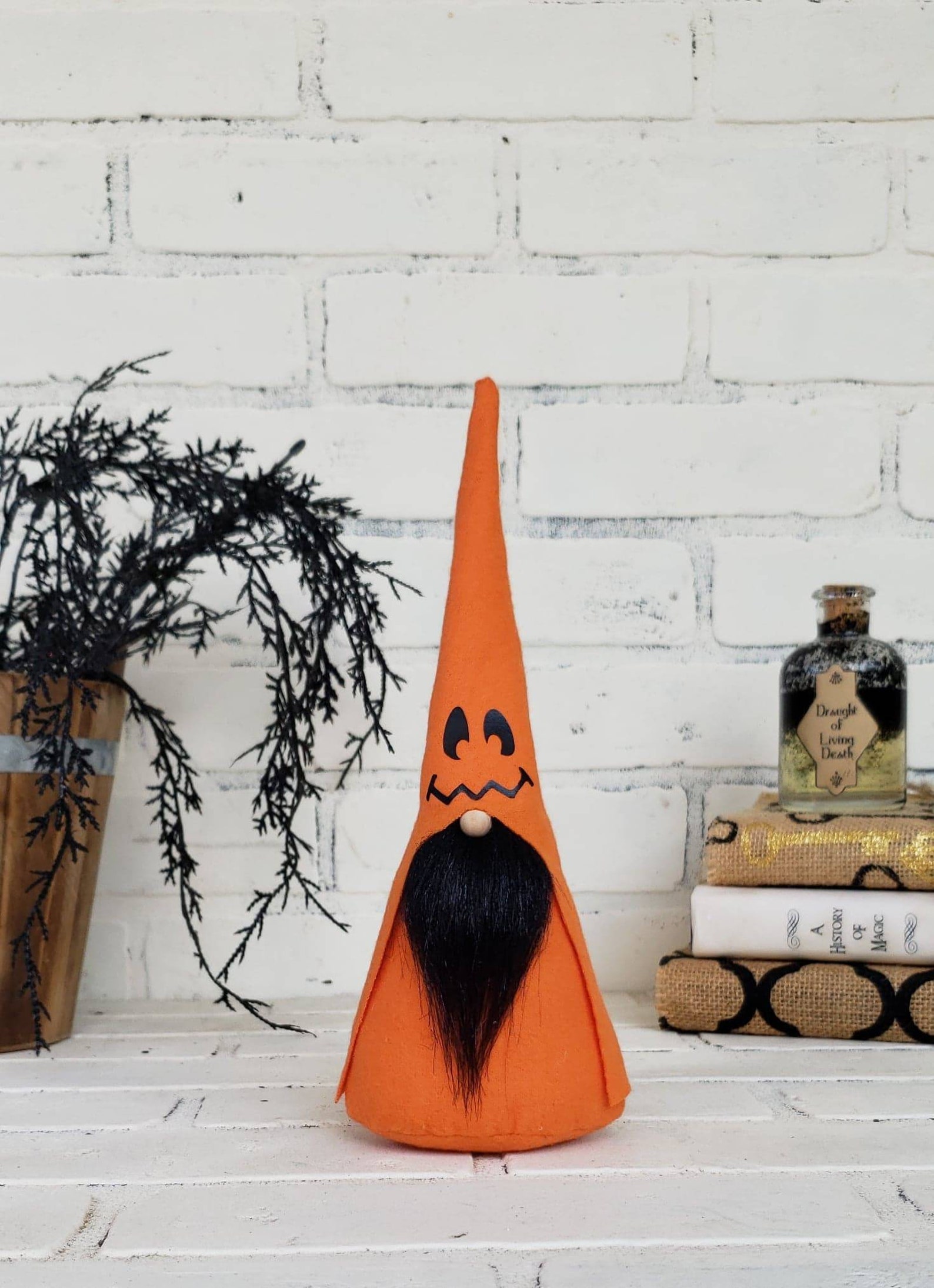 Pumpkin Decor Halloween Gnome Halloween Decor Pumpkin Gnome | Etsy