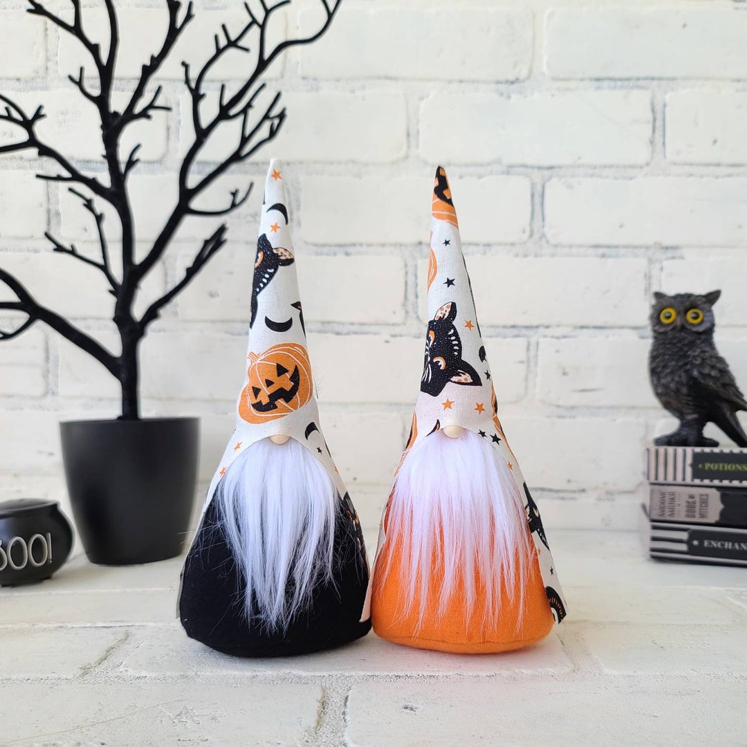 Halloween Gnome, Halloween Decor, Halloween Pumpkin Gnome - Etsy