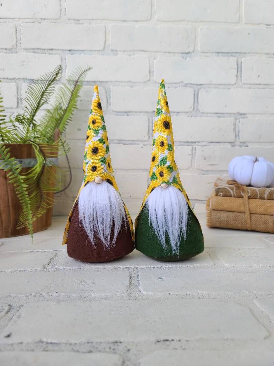 Sunflower Gnome, Fall Decor, Sunflower Decor, Tomte, - Etsy