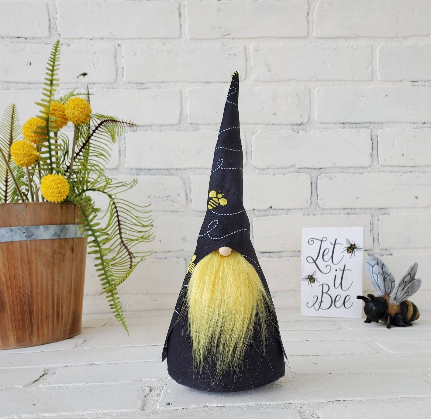 Bee Gnome tomte honey bee bee decor | Etsy