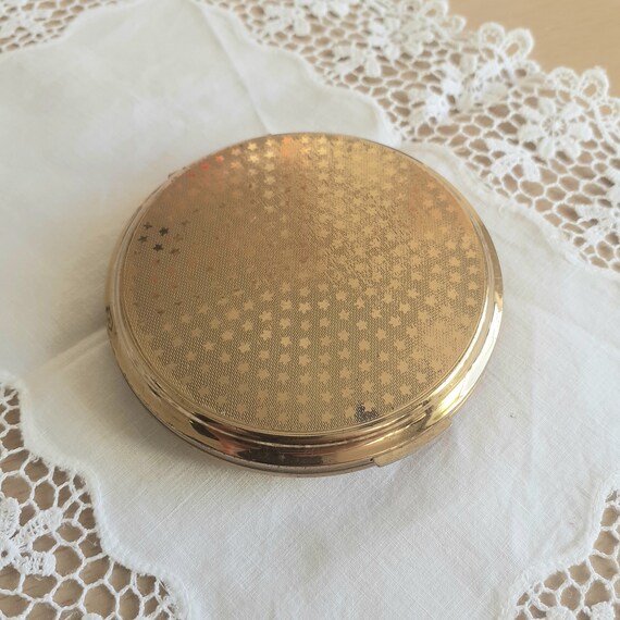 Vintage Stratton Powder Compact, Floral Rose Design,… - Gem