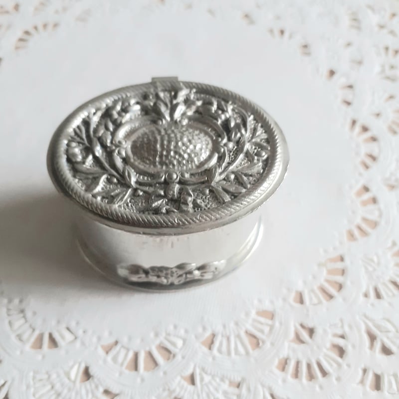 Pewter Jewelry Box - Etsy