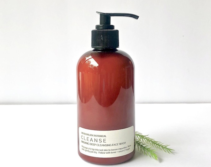Organic Deep Cleansing Face Wash - Etsy