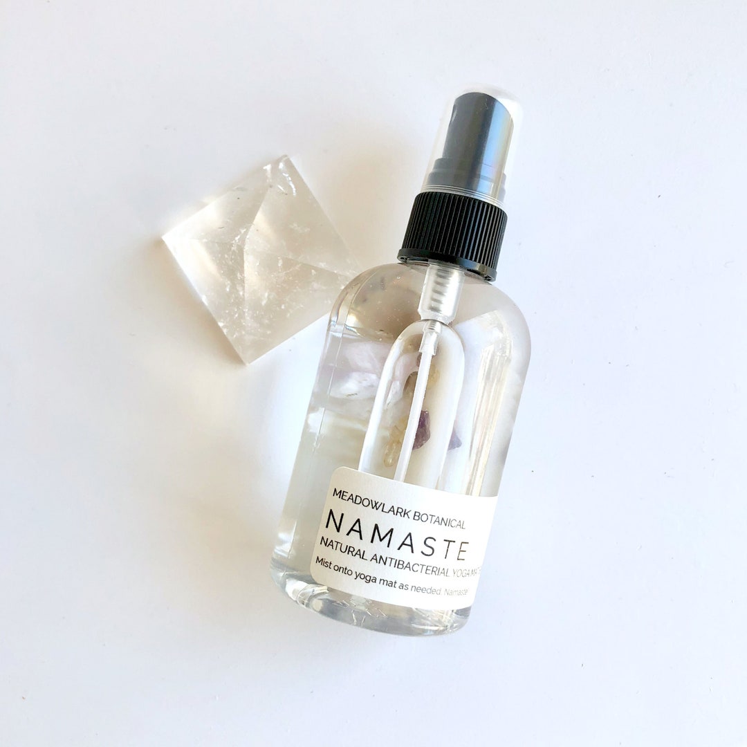 Namaste Yoga Mat Spray: Organic Essential Oils & Activated Crystals - Etsy