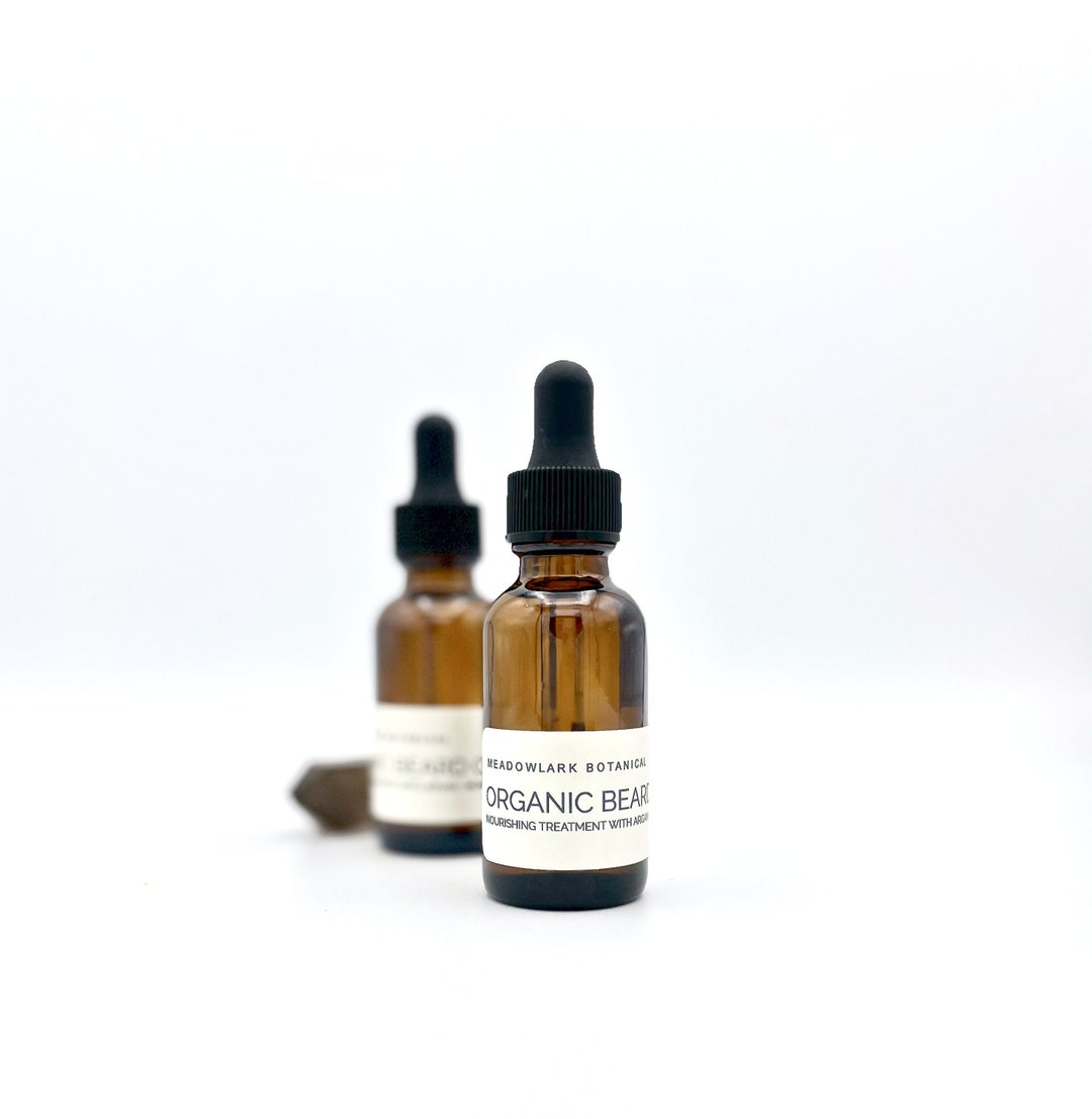 Organic Beard Growth Oil For Men 1 5 Fl Oz Etsy
