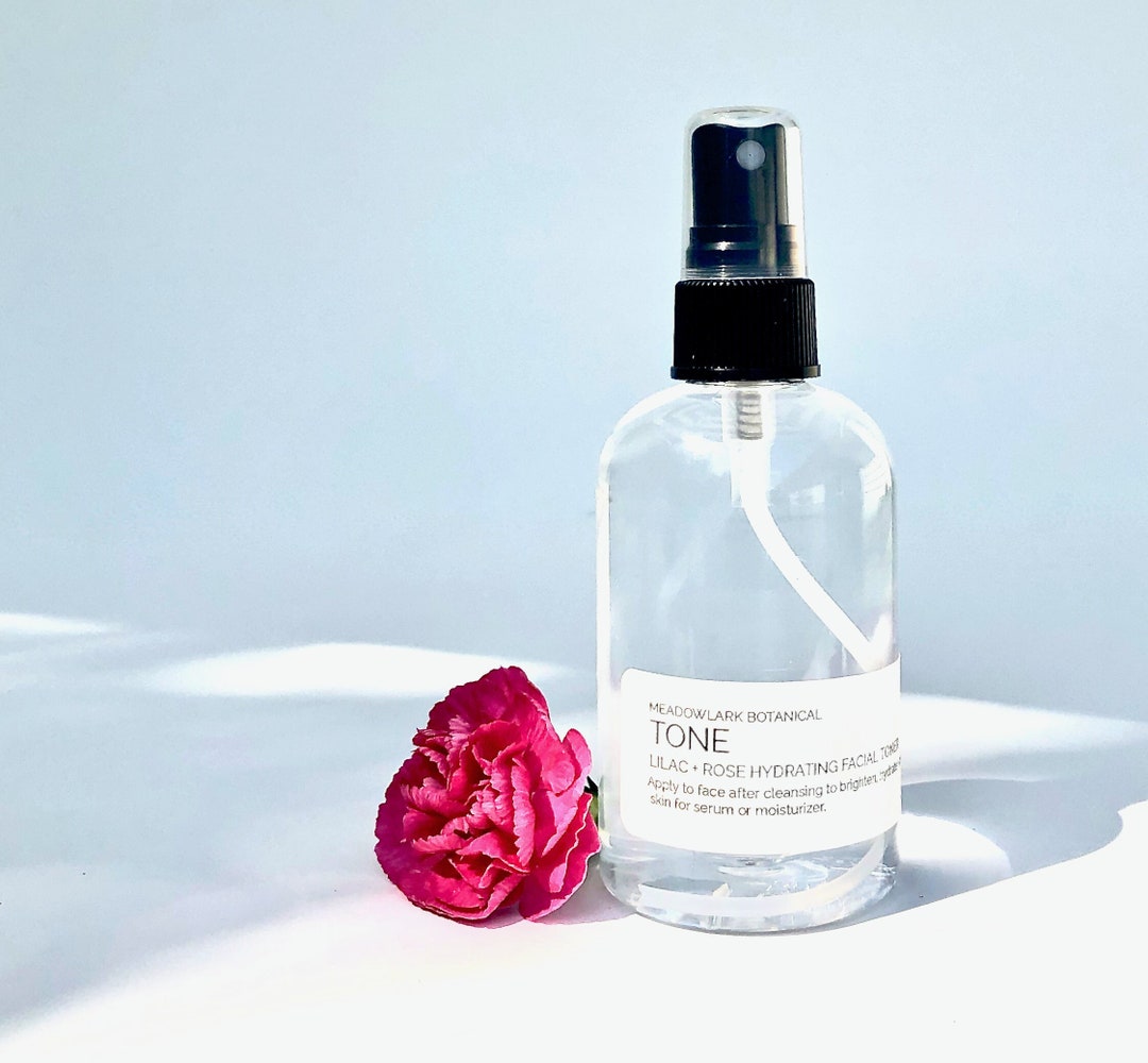 Gentle Hydrating Facial Toner With Aloe, Lilac + Rose | Alcohol Free - Etsy