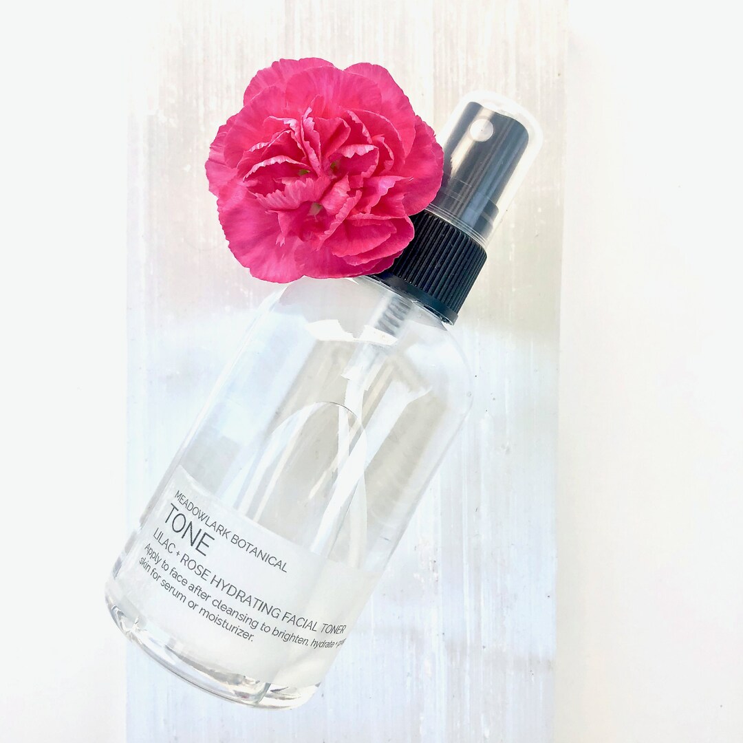 Gentle Hydrating Facial Toner With Aloe, Lilac + Rose | Alcohol Free - Etsy